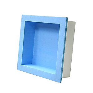 PROMOTOR Double Recessed Shower Niche, Waterproof Ready for Tile Shampoo Shelf Bathroom Shelf Organizer Storage For Shampoo & Toiletry Storage