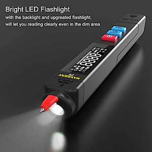 Smart Multimeter Pen Type Digital Multimeter 6000 Counts Portable Electrical Tester with NCV, AC/DC Voltmeter Ohmmeter, Resistance, Live Wire Testers (Z5 Pen Multimeter)