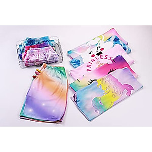 Little Girls Pajamas Short Shirts Unicorn Snug Fit Cotton Toddler Pjs Short Shirts Clothes 18 Years Blue