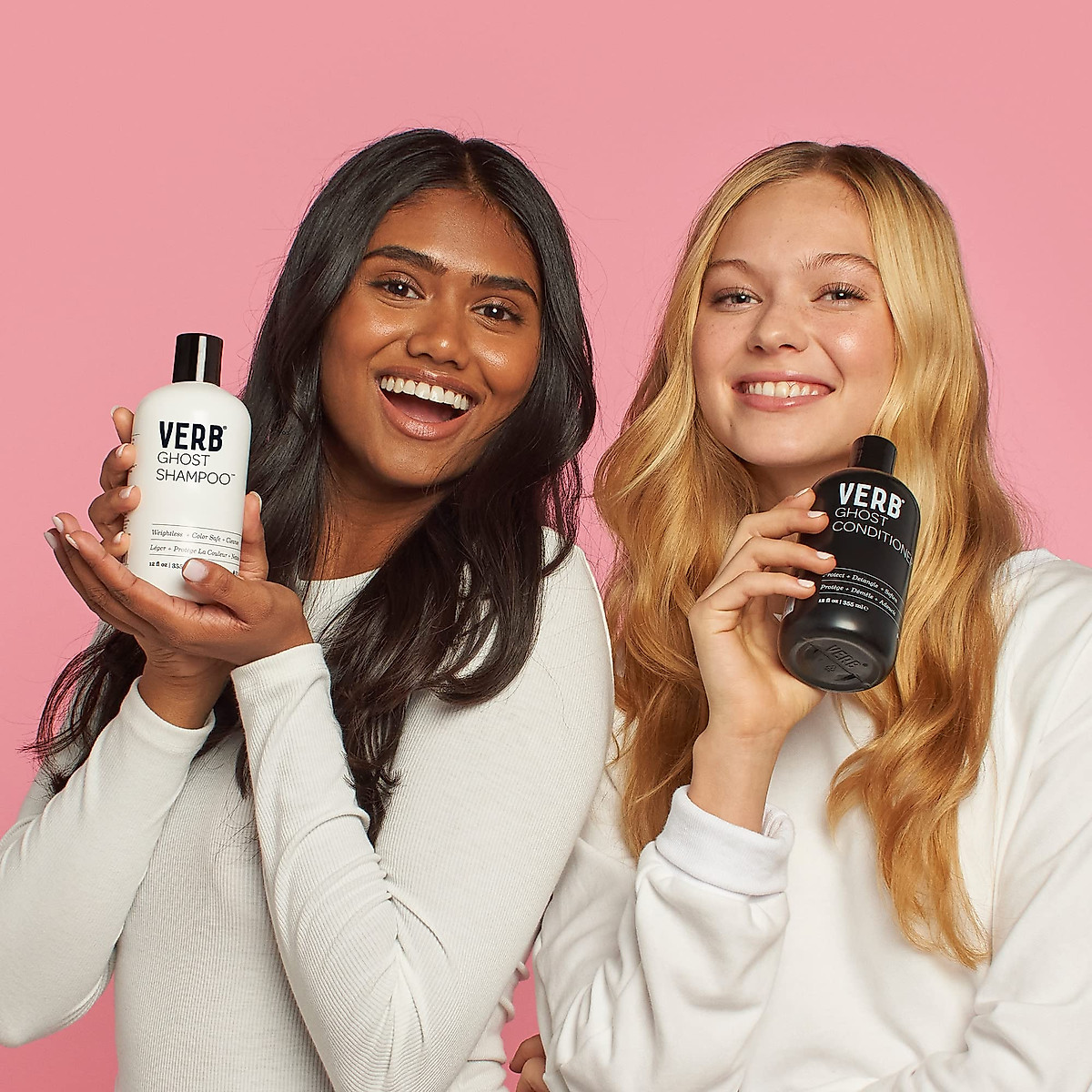 Verb Ghost Trio, Vegan Lightweight Hair Oil, Weightless Moisturizing Conditioner and Shampoo – Paraben Free & Gluten Free Deep Conditioner with Moringa Oil and No Harmful Sulfates