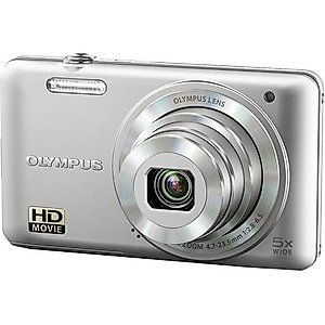 Olympus VG-160 14MP Digital Camera with 5x Optical Zoom (Silver) (Old Model)