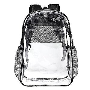 cwixnao Cartoon Clear Bag Cute Backpack Water Proof Transparent Backpacks Students Gifts for School Boys And Girls, Clear-2
