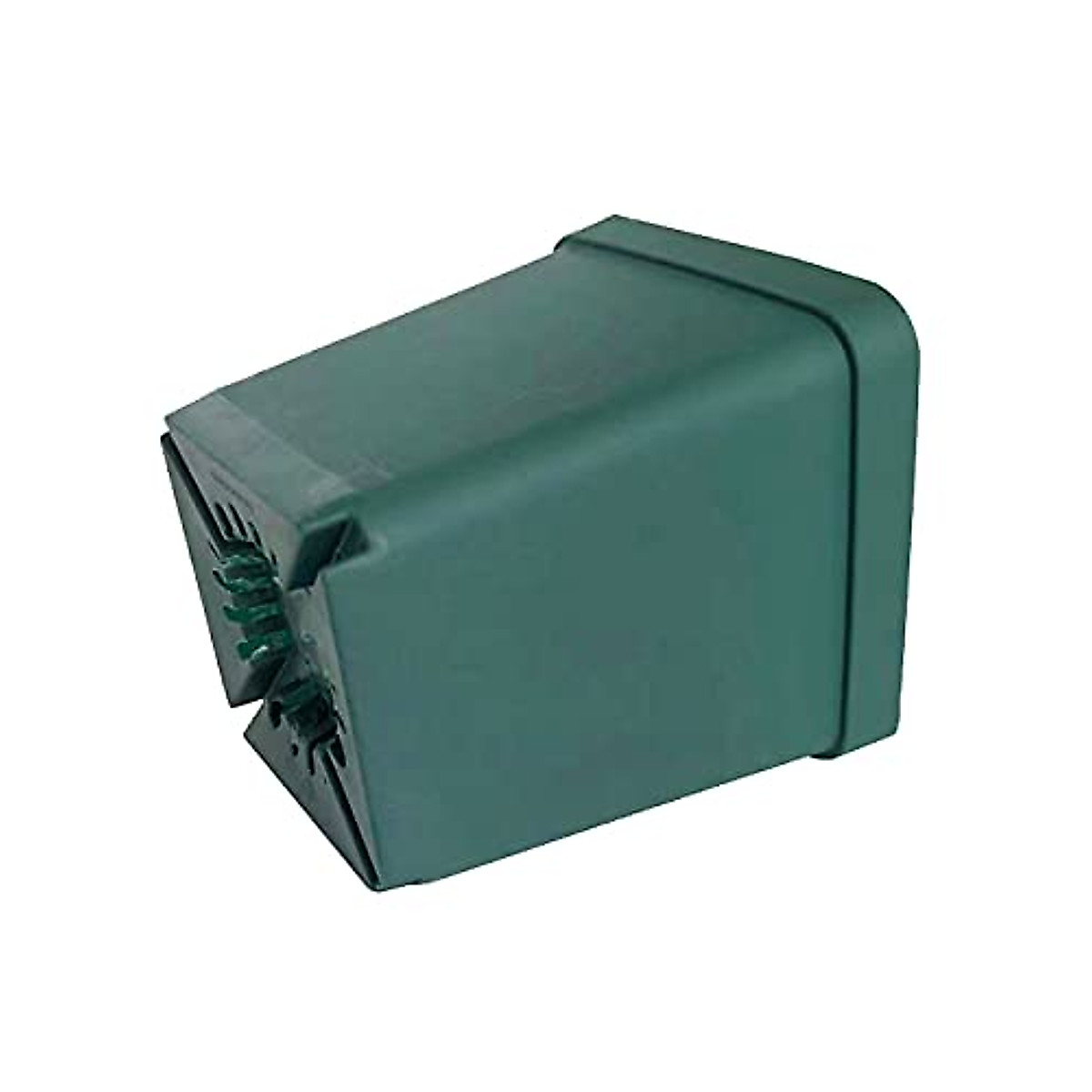 RooTrimmer 100-Pack 3.15 inch Square Plastic Seedling Nursery Pots for Small Succulents or Cacti Flower Pots Sturdy Reusable (Green, 8cm)