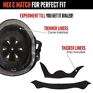 Triple Eight Lil 8 Dual Certified Sweatsaver Kids Skateboard and Bike Helmet with Padded Chin Buckle, Blue Glossy, (3928)