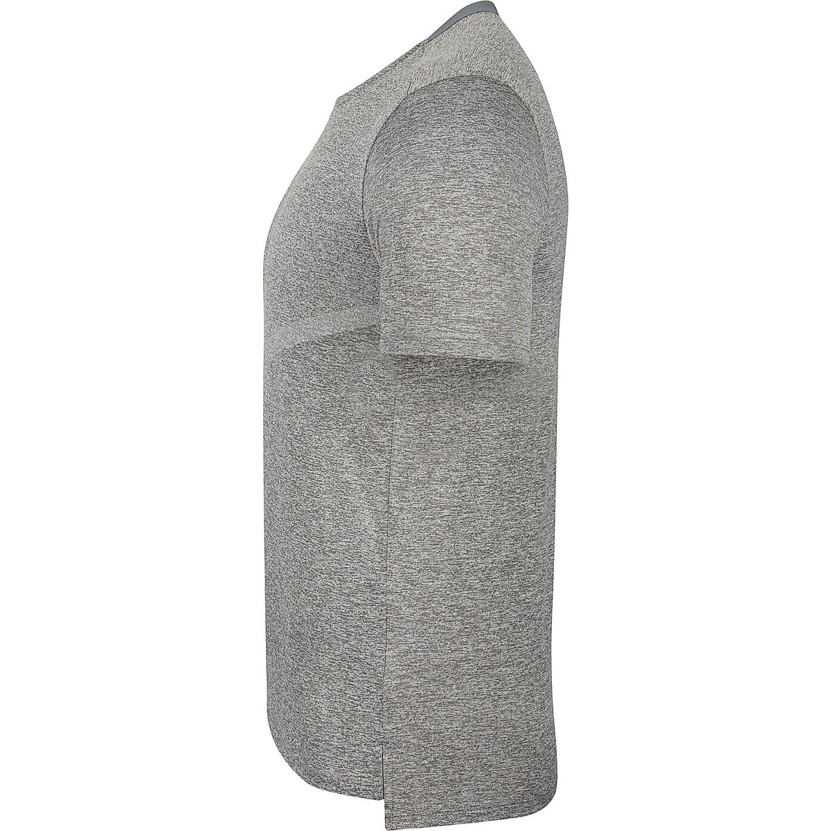 Nike Dri-FIT Rise 365 Men's Short-Sleeve Running Top (Medium, Smoke Grey/Heather)