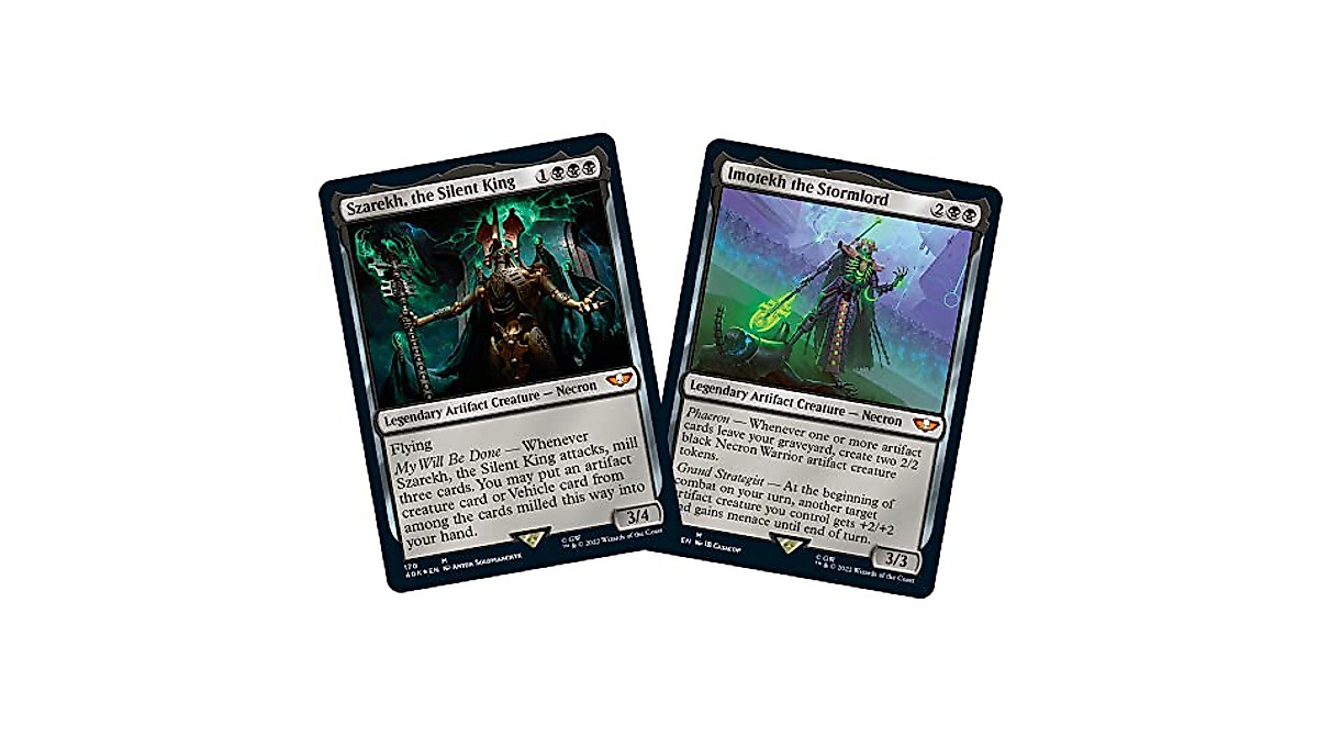 Warhammer 40,000 Commander Deck – Necron Dynasties | Magic: The Gathering