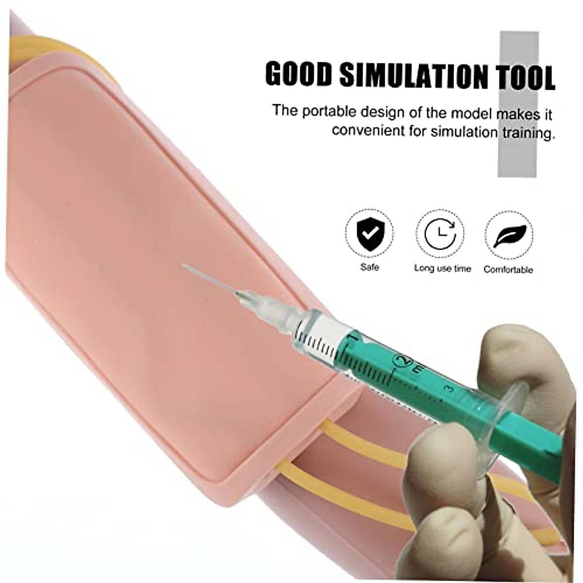 Skin Model Mannequin Human Skin Injection Pad Intradermal Injection Pad Iv Injection Training Pad Model Venipuncture Injection Model Artificial Human Skin Pad Nurse Model Pad Care