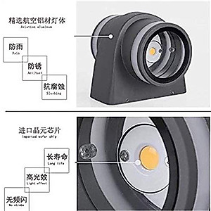 ZpLMW High Taste Wall Bedside Lamp Bedroom Modern Creative Living Room Wall Lights, Led Outdoor Wall Light Waterproof Aluminum Garden Patio Lamp Wall Light Home Wall Lights, Dualhead W Hotel Decorati