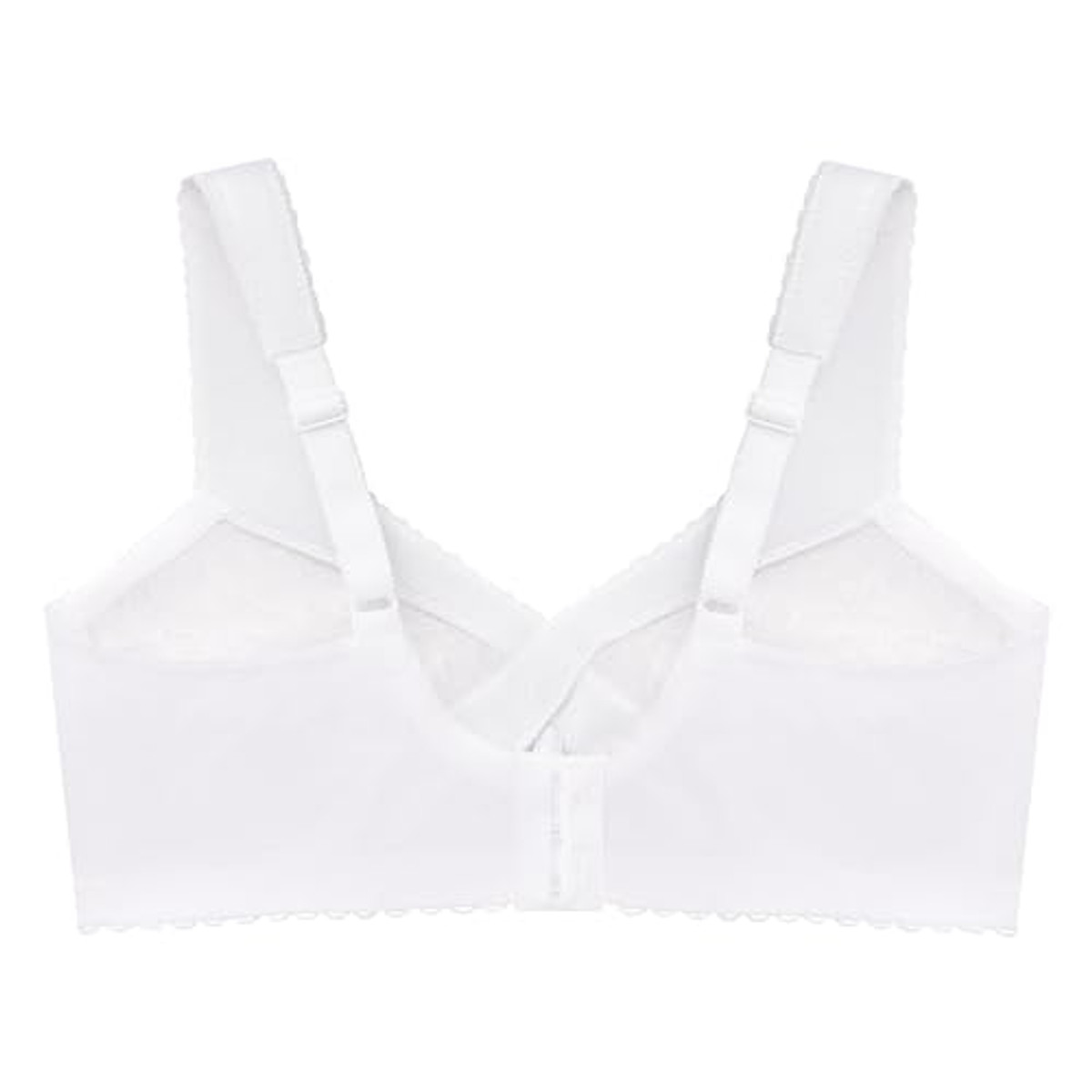 Full Figure Plus Size MagicLift Original Support Bra Wirefree #1000 White