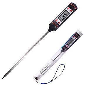 Digital Meat Thermometer Cooking Food Kitchen BBQ Probe Water Milk Oil Liquid