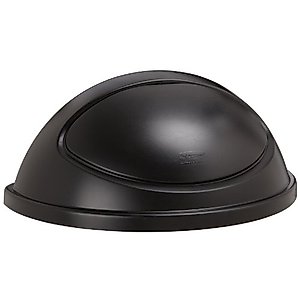 Rubbermaid Commercial Products Untouchable Gray Trash Can Round Lid, Use with 22 Gallon Untouchable Waste Bin