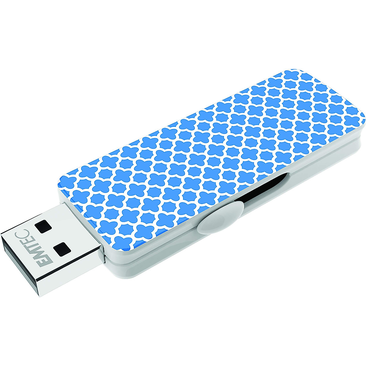 Emtec M700 Wallpaper Flash Drive, 16GB, Blue Tile - ECMMDD16GM710WP10