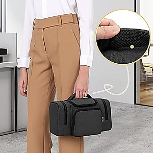 BAFASO Wearable Breast Pump Bag Compatible with Medela Pump in Style, Tote for Wearable Breast Pump and Extra Parts (Patent Pending), Black