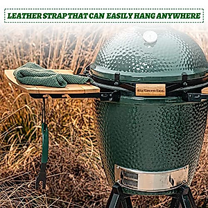 OLIGAI Grill Grate Lifter Gripper Kamado Grill Accessories,Cast Iron Grid Lifter for Big Green Egg,Grill Grate Lifter fit Most Charcoal Grills and Gas Grills,Grill Accessories for Moving Hot Plate