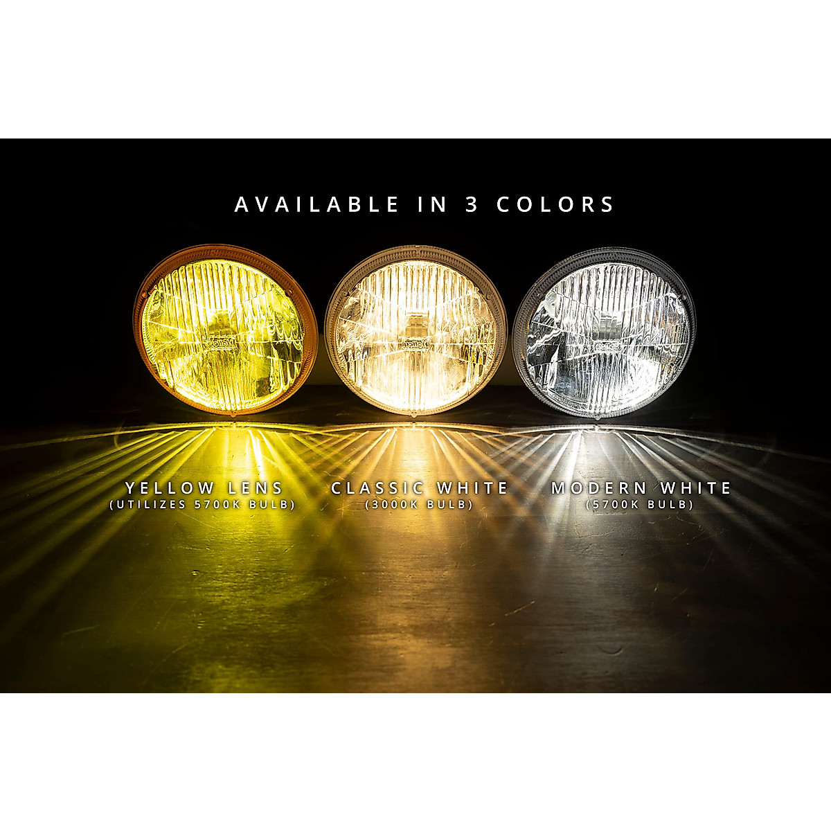 Retrobright - Retrobright Led Sealed 5.75In Rnd Yellow (LFRB105)