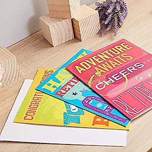 Jumbo Retirement Farewell Cards with Envelopes for Boss Day, Men (8.5 x 11 In, 3 Pack)