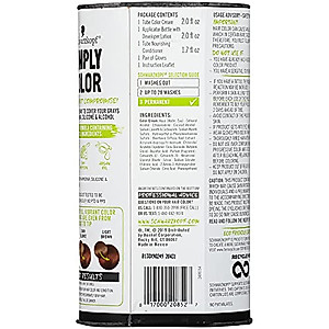 Schwarzkopf Simply Color Permanent Hair Color, 6.68 Hazelnut Brown