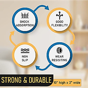 10-Inch Replacement Tire and Wheel 4.10/3.50-4" - 10” Utility Tires for Gorilla Cart, Dolly, Hand Truck, Generator, Lawnmower, Garden Wagon with 5/8” Axle Bore Hole - Double Sealed Bearings (2 pack)