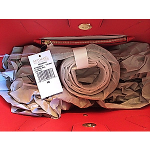 Michael Kors Greenwich Large Saffiano Leather Grab Bag Navy (Brown)