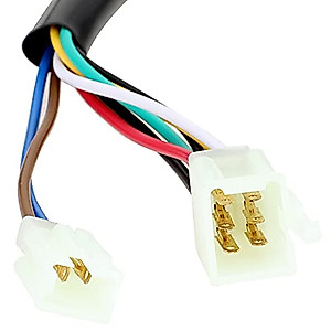 FVRITO Left Starter Kill Light Switch Ignition Key Switch Spark Plug for 50cc 70cc 90cc 110cc 125cc TaoTao RoKeta Coolster Roketa Sunl RPS ICEbear JCL Yamoto Jetmoto Kazuma Chinese ATV Quad 4 Wheeler