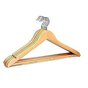 WALNUT 1Pcs Practical Hangers Using Wooden Hangers Non-Slip Space-Saving Clothing Coat Rack Accessories