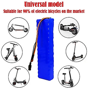 MyNeon 36V 12Ah/14Ah Ebike Battery, 36V E Bike Lithium Battery Pack,with T Connection,for 200W - 750W Motor Electric Bike Motorcycle Scooter,14ah