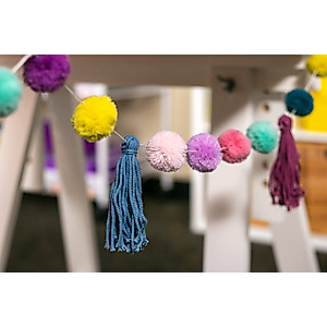 Oh Happy Day Pom-Poms and Tassels Garland