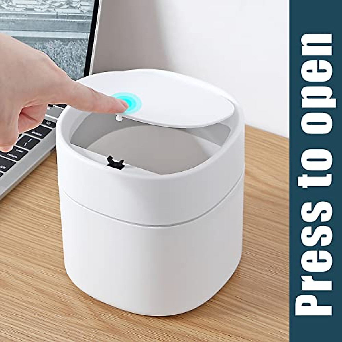 Business King Mini Trash Can with Lid 2 pcs & Trash Bag 360 pcs