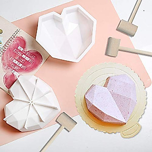 36 Pieces Mini Wooden Hammers Gavel Toy for Kids, Natural Wood Crab Lobster Seafood Mallets