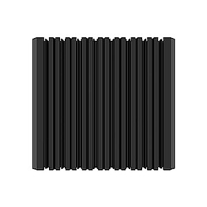 HUNSN Micro Firewall Appliance, Mini PC, VPN, Router PC, Intel Alder Lake-N 12th Gen N100, RJ42, 4 x 2.5GbE I226-V, 2 x HDMI, DP, TF, Type-C, Barebone, NO RAM, NO Storage, NO System