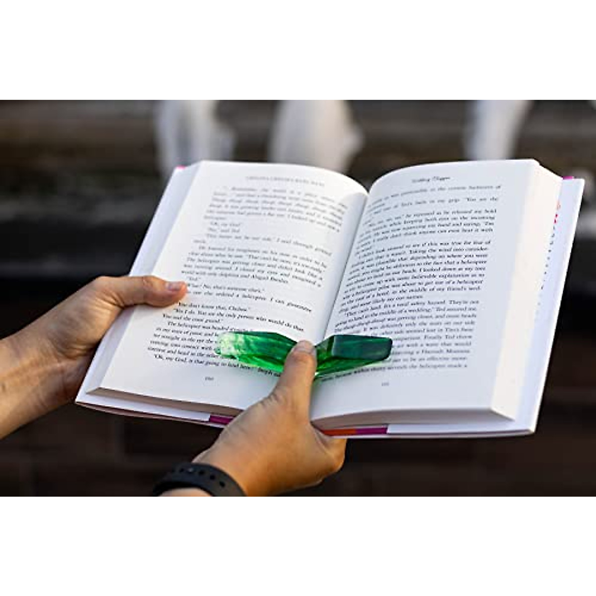 Thumb Book Page Holder | Finger Book Holder for Reading in Bed | Handmade Page Holders for Reading | Lightweight Book Opener Holder | Book Book Accessories | Gifts for Readers | Reading Accessories