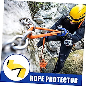 VANZACK 3pcs Belay Outdoor Gear Outdoors Gear Backpacking Gear Climbing Accessory Rope Protection Sleeve Emergency Safety Rope Cover PVC Escape Rope Cover Rope Protection Cover Portable