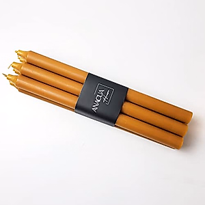 Anacua House | Navy Blue | 12 Inch Vertical Taper Candles | Solid Color | Smokeless | Dripless Candle Stick