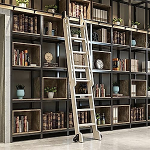 Stand Up Black Rolling Home Office Library Hardware Tensible Sliding Roller (No Ladder) Sliding Barn Door Kit (Size : 3.3ft/100cm Track Kit) (13ft/400cm Track kit) (16ft/500cm Track kit)