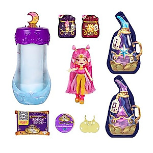 Magic Mixies Pixlings Shimmerverse Series, Create & Mix Magic Potion to Magically Reveal Pheona The Pheonix, This Beautiful 6.5" Shimmerverse Pixling Fashion Doll Appears Inside The Potion Bottle