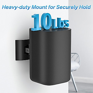 notiela Speaker Ceiling Mount for Roku Speaker Wall Mount - Tilt and Swivel Adjustable Mounting Brackets for Roku Wireless Speaker with Hardware Kit, 1 Pack