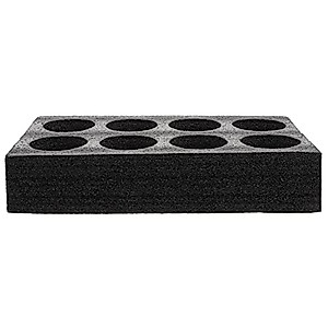 Drink Takeout Holder Disposable Foam Takeout Cup Holder Take Out Beverage Tray for Hot and Cold Cup Carrier Takeout Cafe and Restaurant Food Service Black Model Cup Holder