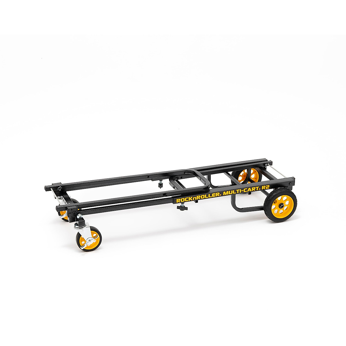 Rock-N-Roller R2RT (Micro) 8-in-1 Folding Multi-Cart/Hand Truck/Dolly/Platform Cart/26" to 39" Telescoping Frame/350 lbs. Load Capacity, Black