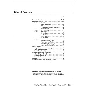 Wire Rope Sling Users Manual 3rd Edition