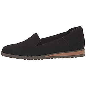 Dr. Scholl's Shoes Women's Jetset Loafer, Black Fabric, 8.5