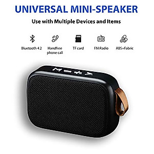 Tek Styz Speaker Compatible with Your Bose SoundSport Fabric Design 3W Playtime 6H Indoor, Outdoor Travel (Gray)