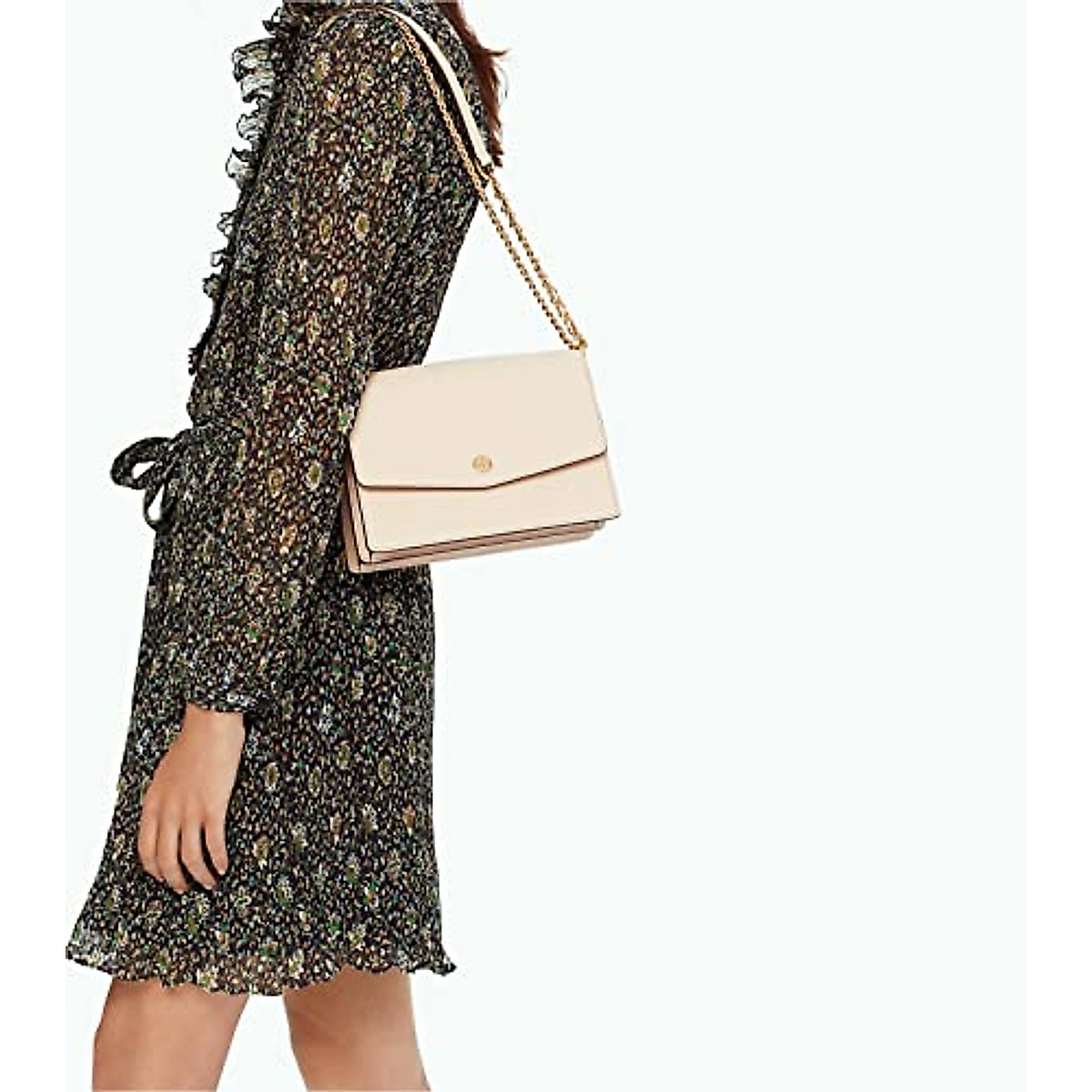 Tory Burch Women's Robinson Convertible Shoulder Bag, New Cream