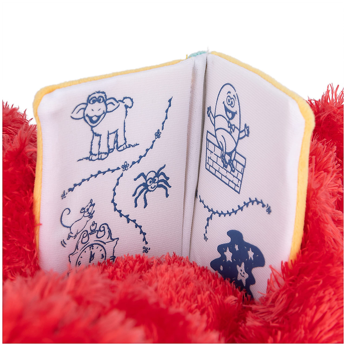 GUND Sesame Sesame Street Official Nursery Rhyme Elmo Animated Muppet Plush, Premium Plush Sensory Toy for Ages 18 Months & Up, Red, 15”