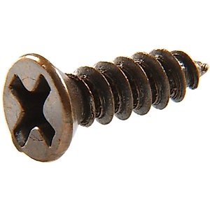 Hillman 2845 6 x 1/2-Inch Flat Head Antique Brass Decorative Sheet Metal Screw, 40-Pack