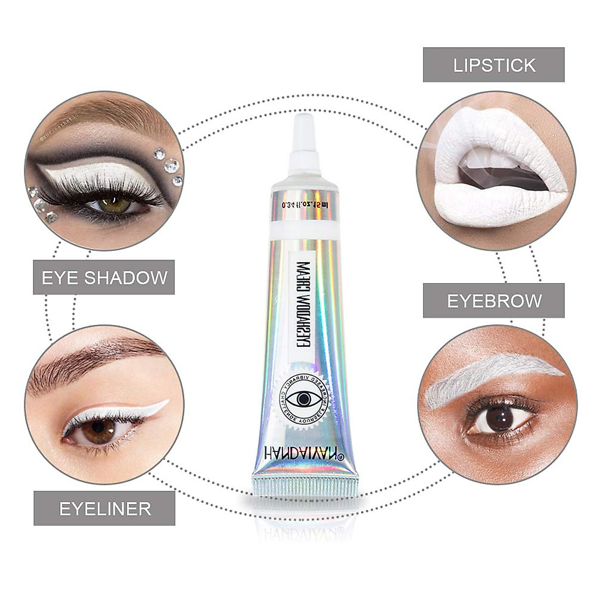 Bysiter Matte Eyeshadow Cream 6 Colors Matte Liquid Eyeshadow Makeup Set Waterproof High Pigmented Smudgeproof Long Lasting Colorful Eye Shadow Gift Sets for Girls Women