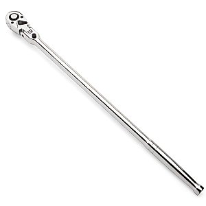Eastwood 1/2" Drive Extra Long Flex Head Ratchet with Drop Forged Steel Handle Tool 72 Teeth Gears Chromoly Steel Gears