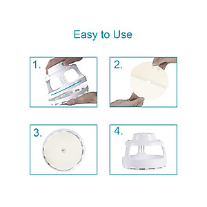 24 Pack Flea Trap Refill Discs for Bug Md Flea Trap, 5.4" Replacement Sticky Pads for Bugmd Termination Station Pest Trapper Flea Trap for Inside Your Home