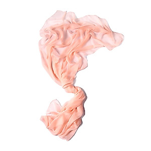 LITHE CASHMERE 100% Mulberry Silk Chiffon Scarf Solid Color Large for Women, Long Lightweight Silk Shawl Wrap with Upgraded Cross Lock Hemmed