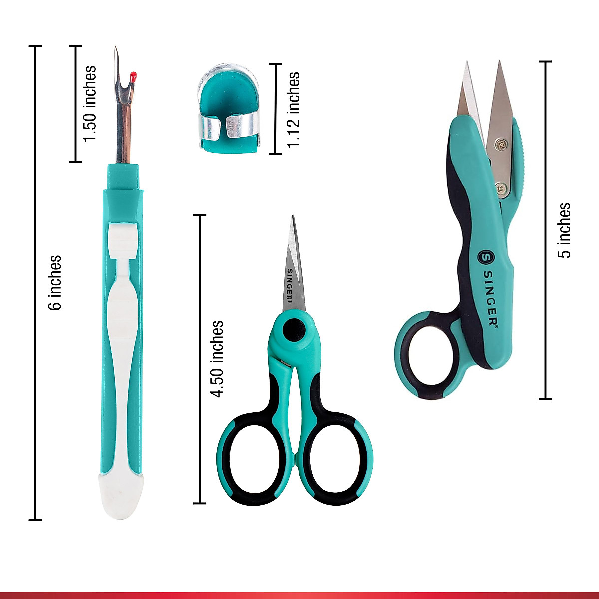 SINGER ProSeries Sewing Kits with Sewing Tools (Scissors & Seam Ripper Bundle)