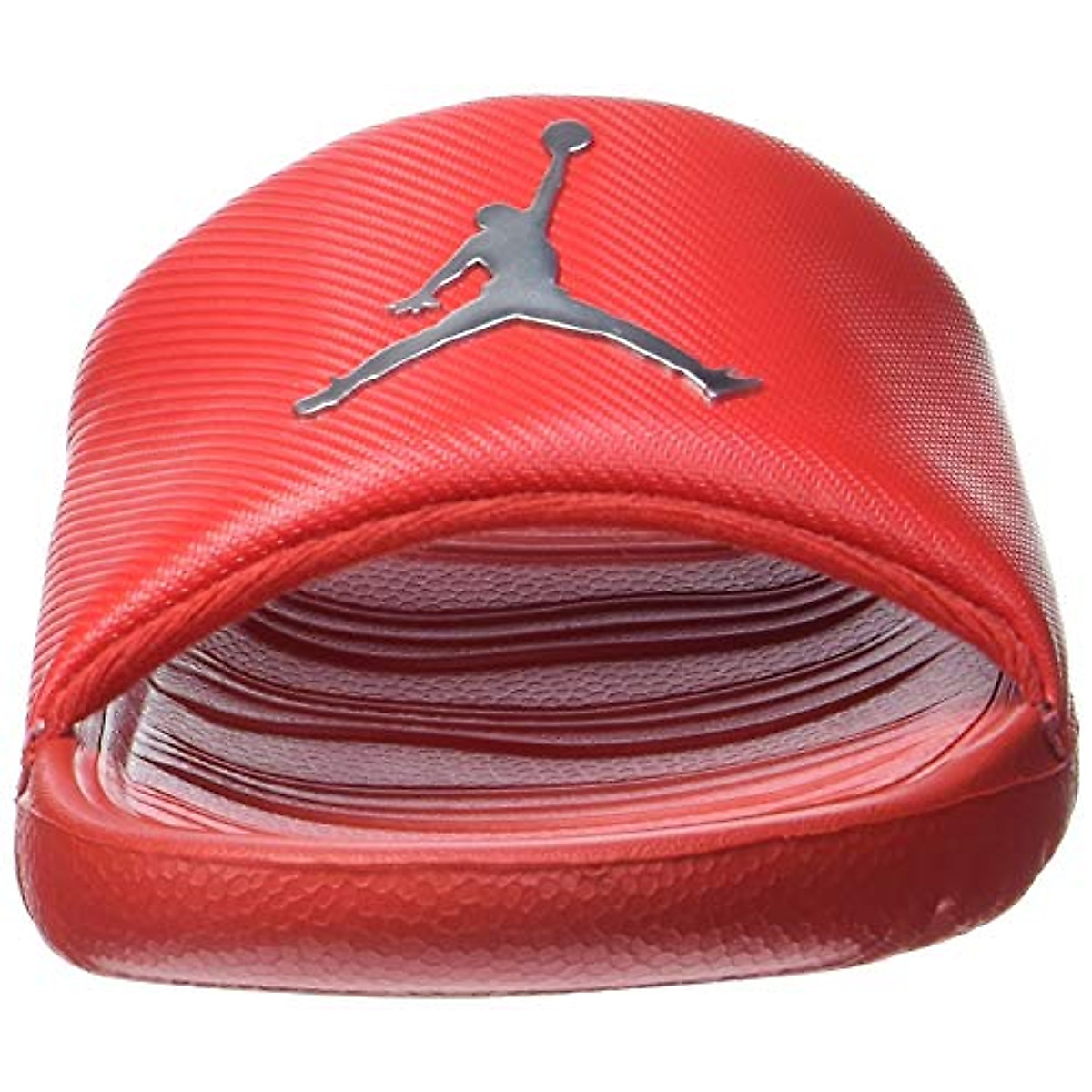 Nike mens Jordan Break Slide, University Red/Metallic Silver, 9